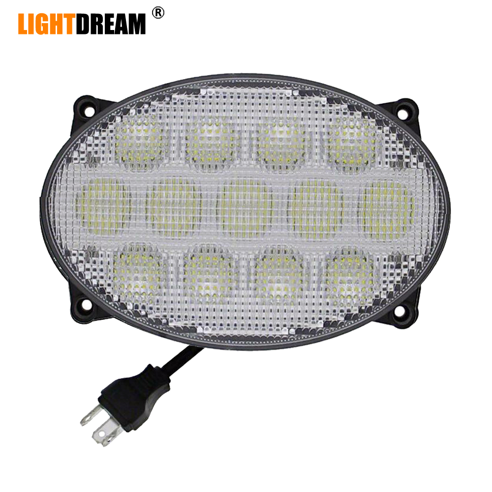 7″ LED Oval Headlight For John Deere Tractors KR7651 RE205360 | hummer ...