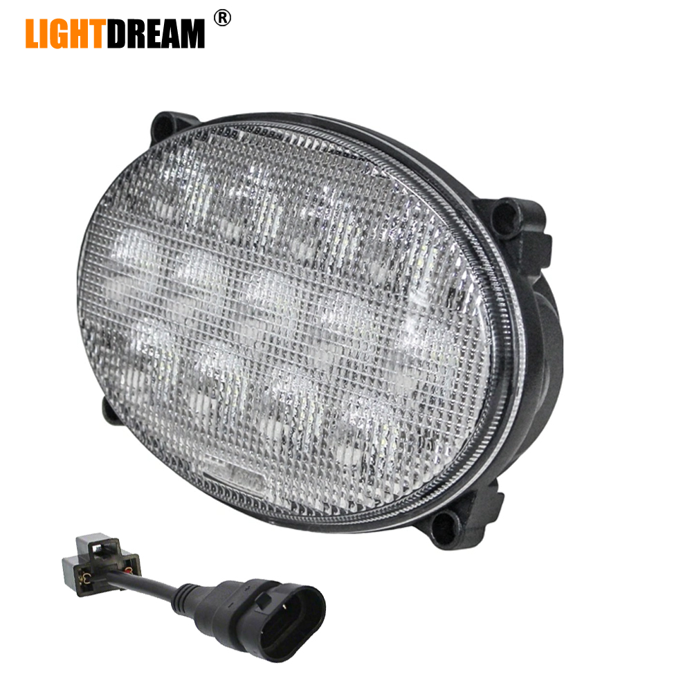 7″ LED Oval Headlight For John Deere Tractors KR7651 RE205360 | hummer ...